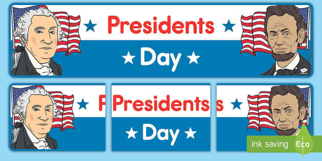 Printable Presidents Day Banner | K-2 | Twinkl - Twinkl