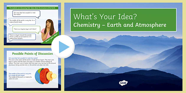 KS3 Earth and Atmosphere What's Your Idea? PowerPoint