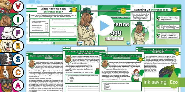 LKS2 Improving Your Reading Skills With... Inference Iggy Activity Pack LKS2 Improving Your Reading Skills With... Inference Iggy Activity Pack