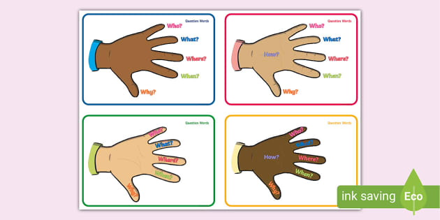 Question Words on Hands Poster (nauczyciel wykonał) Question Words on Hands Poster (nauczyciel wykonał)