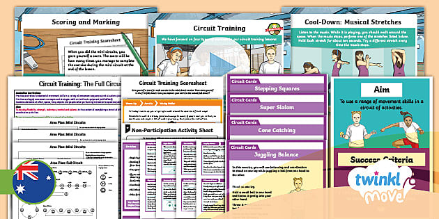 Move PE Year 3 Circuit Training: Lesson 5: The Full Circuit