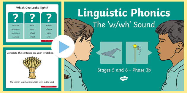 How Do You Differentiate w and wh Phonics PowerPoint KS1
