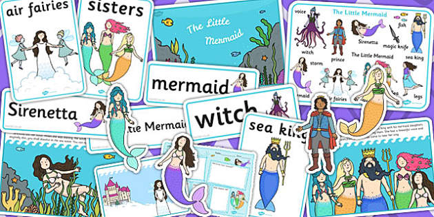 The Little Mermaid Story Sack (teacher made) - Twinkl
