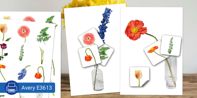 Plantcare - Make Your Own Bouquet - Sticker Activity