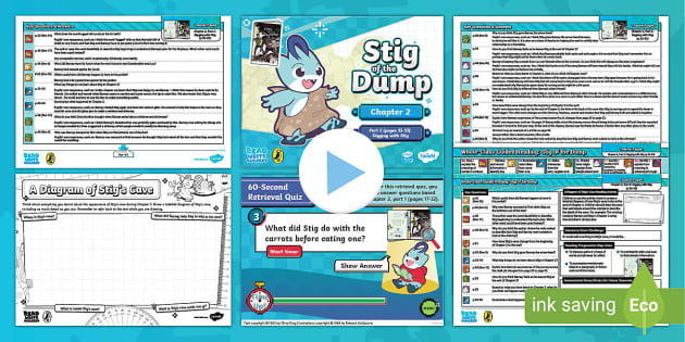 LKS2 Stig of the Dump Whole-Class Guided Reading Pack 3