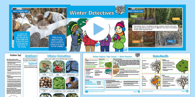 Outdoor Explorers - KS1 - Winter Lesson 1: Winter Detectives