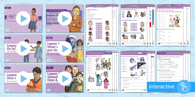 FREE! - ESL Curriculum Taster PackESL Curriculum Taster Pack