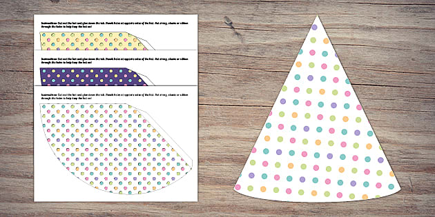 Spotty Party Hats | Twinkl Party (teacher made) - Twinkl