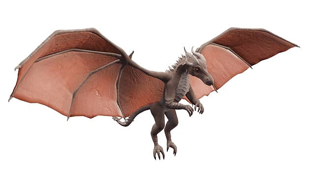 Dragon Augmented Reality (AR) Quick Look Model Educational Teaching ...