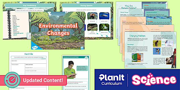 Y4 Living Things & Their Habitats Environmental Changes