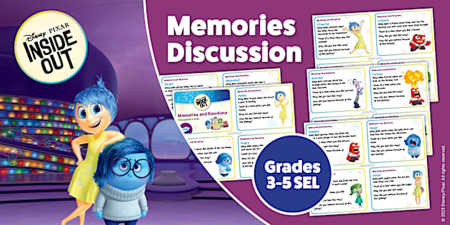 Inside Out: Memories and Emotions SEL Discussion Cards