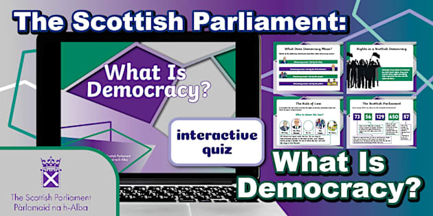 * NEW * The Scottish Parliament: Democracy Interactive PPT and Quiz