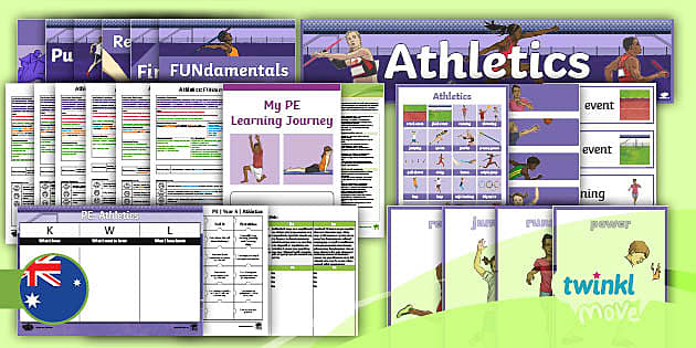Year 4 Athletics Unit Pack (l'enseignant a fait) - Twinkl