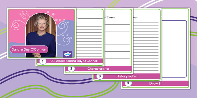 All About Sandra Day O'Connor Flipbook (Lehrer gemacht)