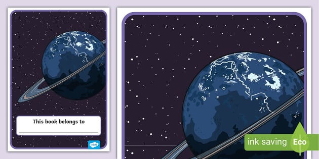 Brightly Coloured Uranus Planet Book Cover | Twinkl | KS1