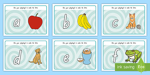 New Zealand Alphabet Playdough Mats (teacher made)