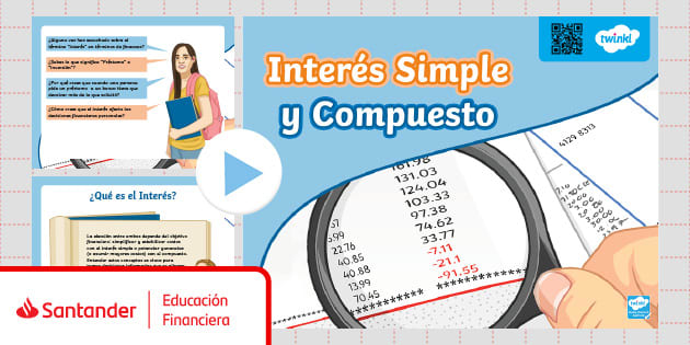 PowerPoint | Interés Simple | Interés Compuesto | % | 8°