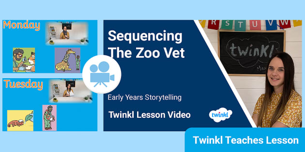 The Zoo Vet Video Lesson | Kindergarten Storytelling