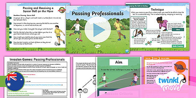 Move PE Year 5 Invasion Games Lesson 2: Passing Professionals