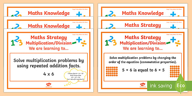 Multiplication/Division Stage 5 WALT Display Posters