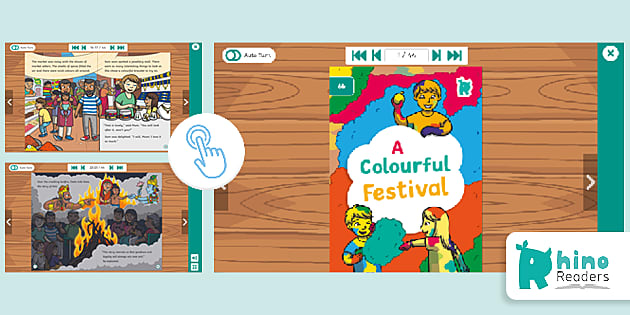 Level 6b Reading Scheme Book: A Colourful Festival - Twinkl