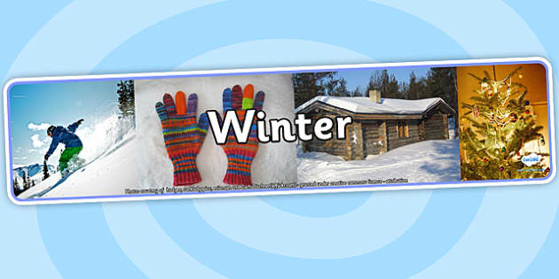 Winter Photo Display Banner