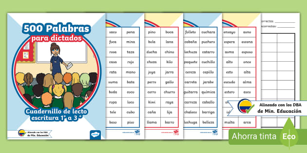 FREE! - Cuadernillo de dictado para niños - Twinkl Colombia