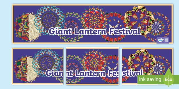 Lantern Festival Decoration: Banner | Grades 2 - 6 | Twinkl
