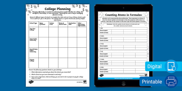 Seventh Grade Payment for College Activity (Lehrer gemacht)