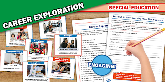 Career Exploration & Job Interest Survey for Special Ed