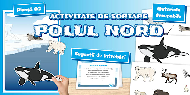 Sortare medii de viață animale de la Polul Nord