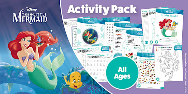 The Little Mermaid: Activity Pack for All Ages
