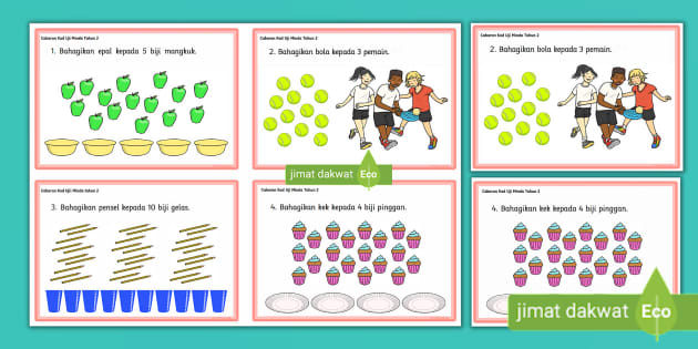 Cabaran Kad Uji Minda Tahun 2 (Teacher-Made) - Twinkl