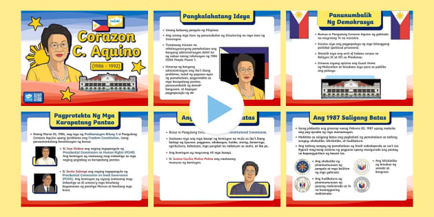 Corazon C Aquino Grade 6 Twinkl Teacher Made Twinkl