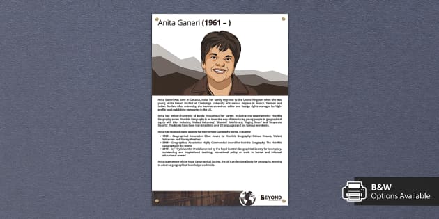 Anita Ganeri Geography Display Poster (l'enseignant a fait)