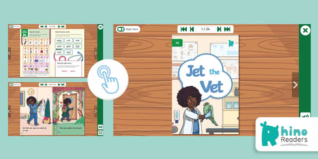 Level 4b Decodable Readers: Jet the Vet (teacher made)