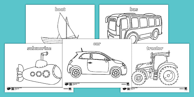 car carrier coloring pages