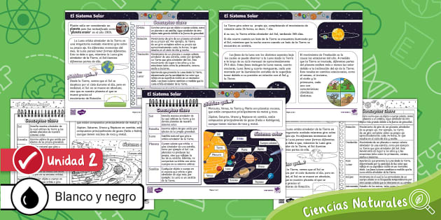 Organizador | Sistema Solar | Planetas | Ciencias | 3°