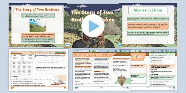 KS2 The Story of Two Brothers in Islam Teaching Pack