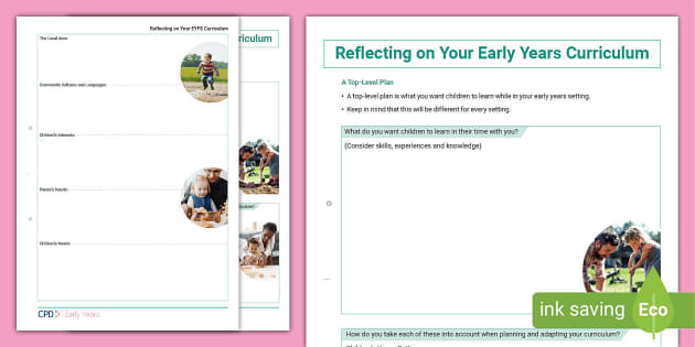 * NEW * Reflecting on your early years curriculum | EYFS | CPD