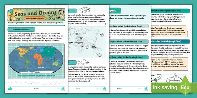 Explore the Seas and Oceans for World Ocean Day - Twinkl