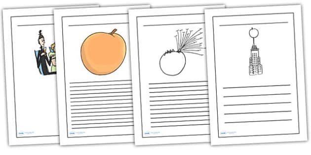 FREE! - Writing Frames to Support Teaching on James and the Giant Peach