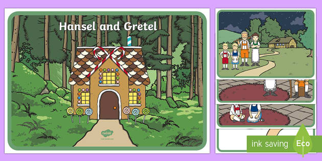 Hansel and Gretel Story Visual Aids (teacher made) - Twinkl