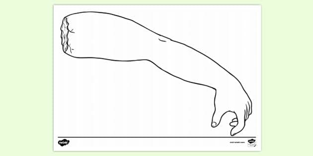FREE! - Mafui'e's Arm Colouring Sheet | Colouring Sheets