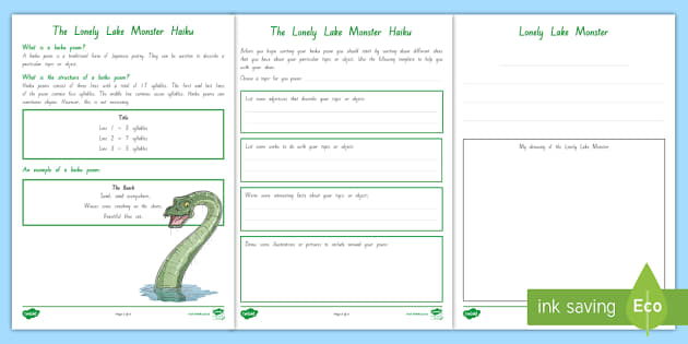 Year 3 and 4 Chapter Chat Week 3 Haiku Writing Activity to Support ...
