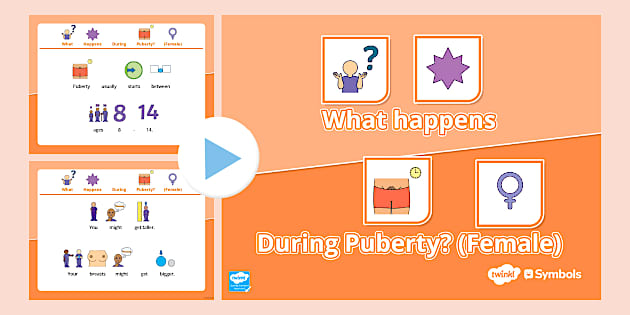 Twinkl Symbols: Older Learners: What Happens During Puberty? Twinkl Symbols: Older Learners: What Happens During Puberty?
