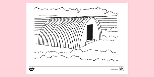 Pigsty Colouring | Colouring Sheets