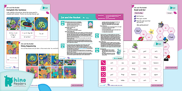 Level 3c Zot and the Rocket Guided Reading Pack - Twinkl