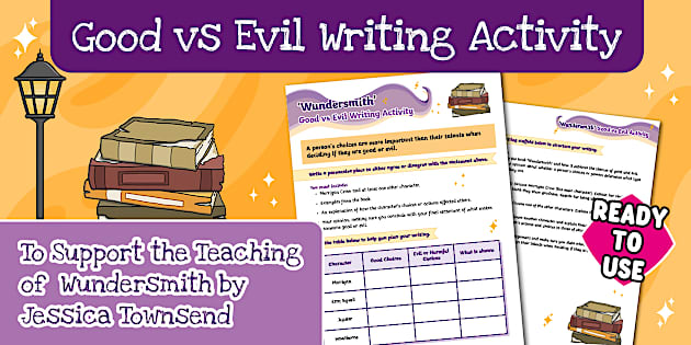 Good vs Evil Writing Activity to Support the Teaching of Wundersmith by ...