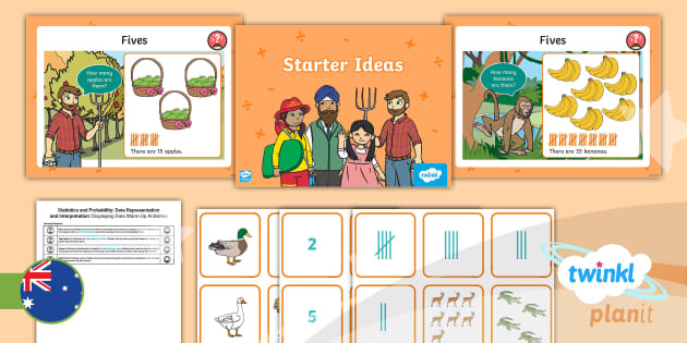 Y2 Displaying Representation Data Warm-Up Activities Pack